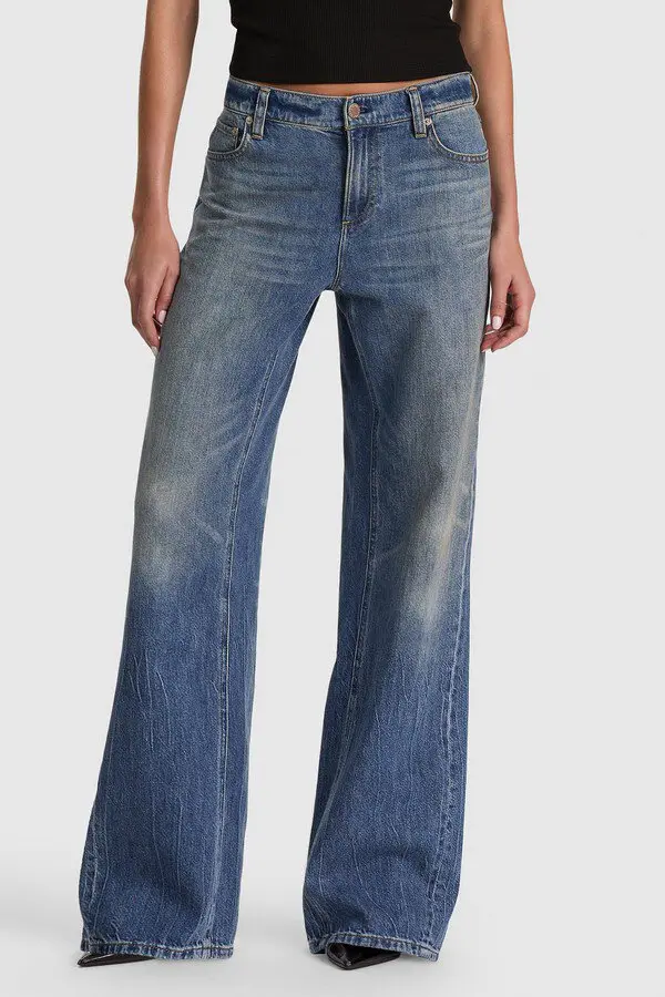 Alice + Olivia Ernie Buckleback Jean - Blue