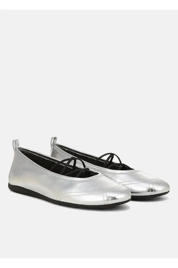 Vince Coralie Metallic Leather Ballet Sneaker