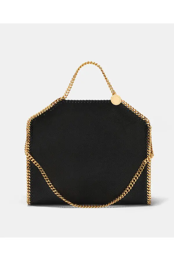 Stella McCartney Falabella Fold-over Tote Bag - Black