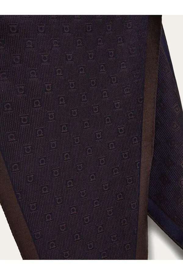 FERRAGAMO Diamond Scarf - Blue