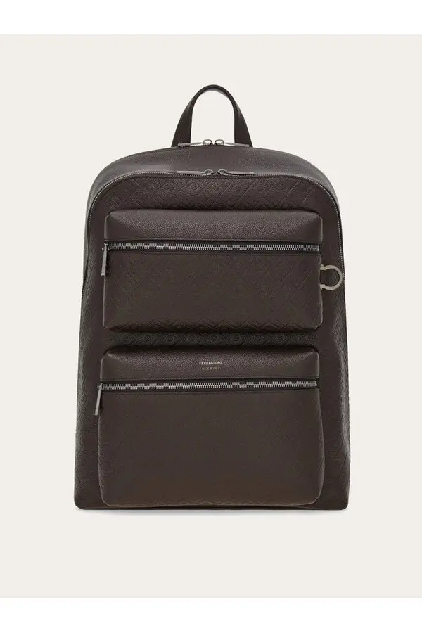 FERRAGAMO Monogram Backpack - Red