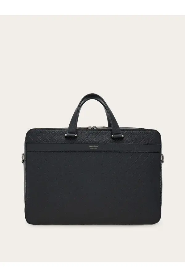 FERRAGAMO Monogram Briefcase