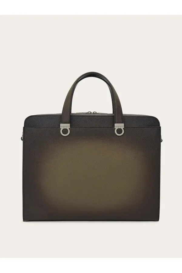FERRAGAMO Gancini Briefcase
