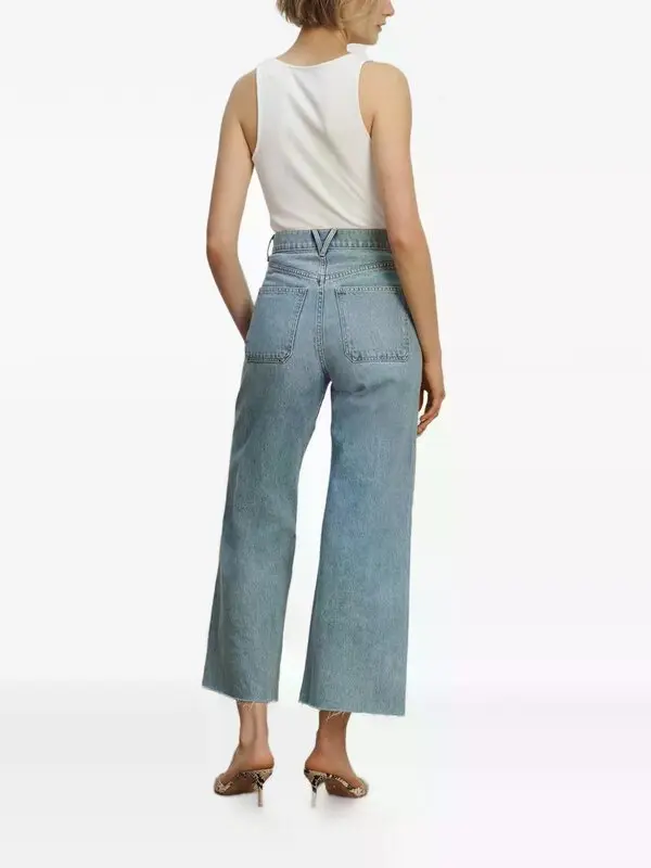 Veronica Beard Narcisa Lace-trim Ribbed Top