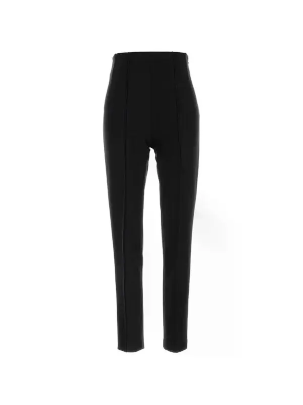 JIL SANDER Jersey Pintuck Trousers - Black