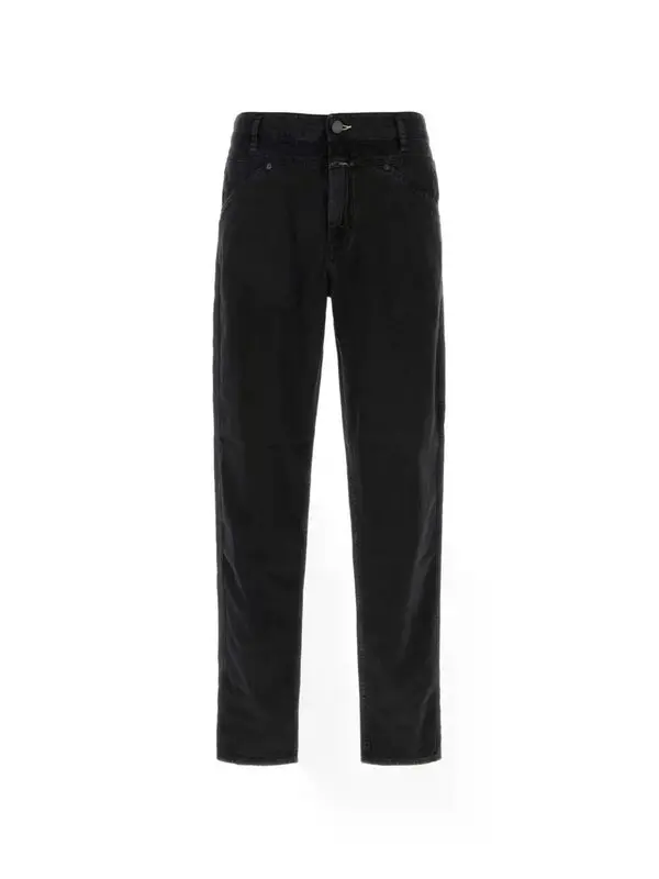 Closed Logo Patch Jeans - Black