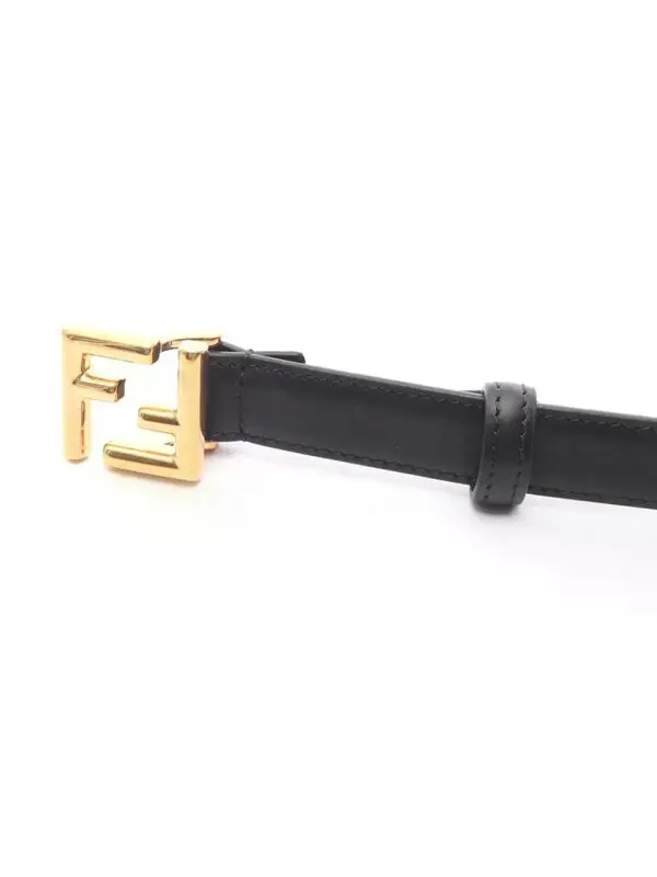 Fendi Ff Logo Belt - Black