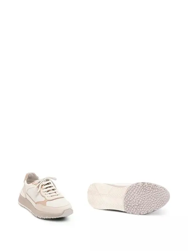 Brunello Cucinelli Panelled Leather Sneakers