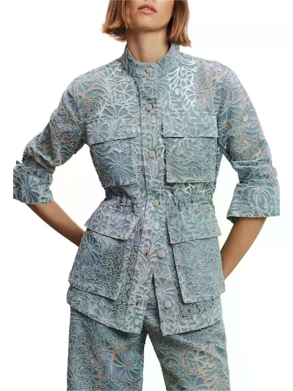 Veronica Beard Lane Floral-lace Jacket