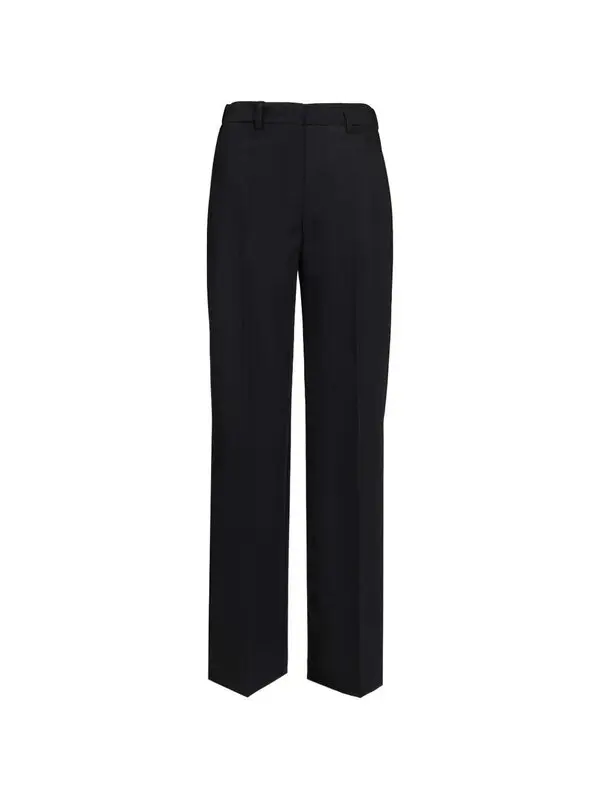 AL DUCA D’AOSTA 1902 Pressed Crease Wide-leg Trousers - Blue