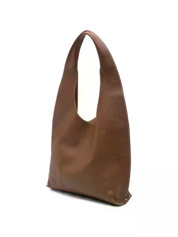 A.p.c. Grained Leather Shoulder Bag