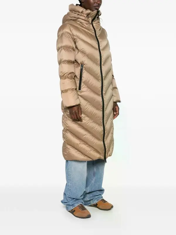SERGIO MORETTI FIRENZE Quilted Hooded Coat
