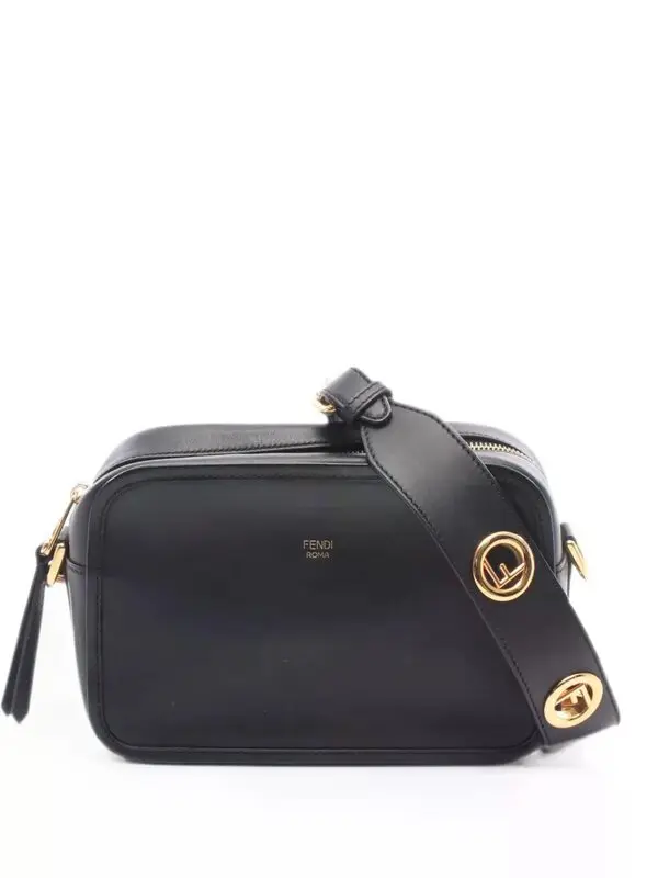 Fendi Cam Cam F Shoulder Bag - Black