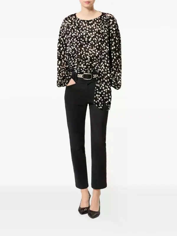 Isabel Marant Étoile Floral Devoré Effect Top