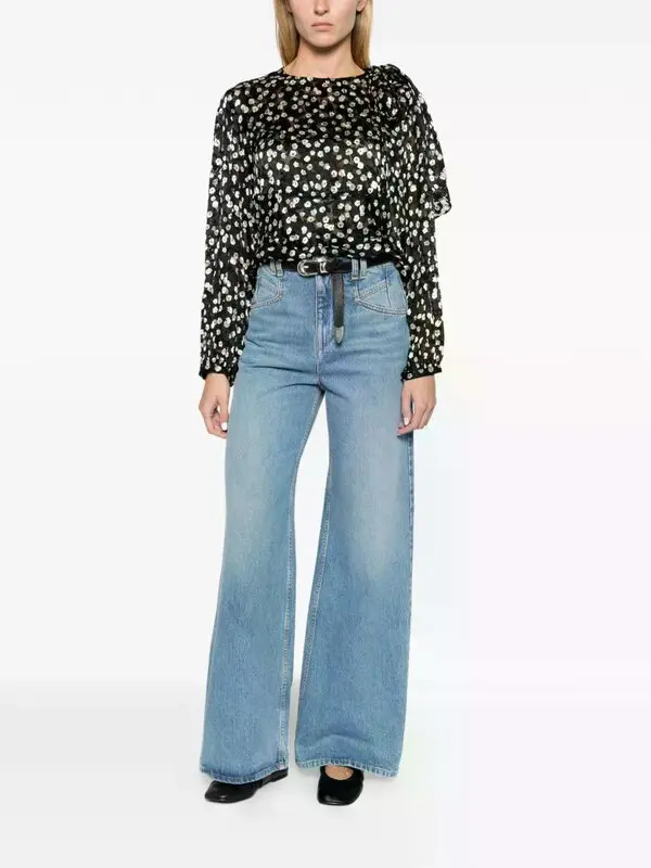 Isabel Marant Étoile Printed Silk Blouse