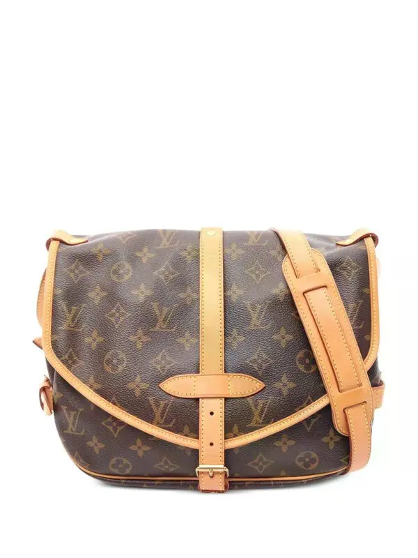 LOUIS VUITTON Monogram Canvas Saumur 30 Bag