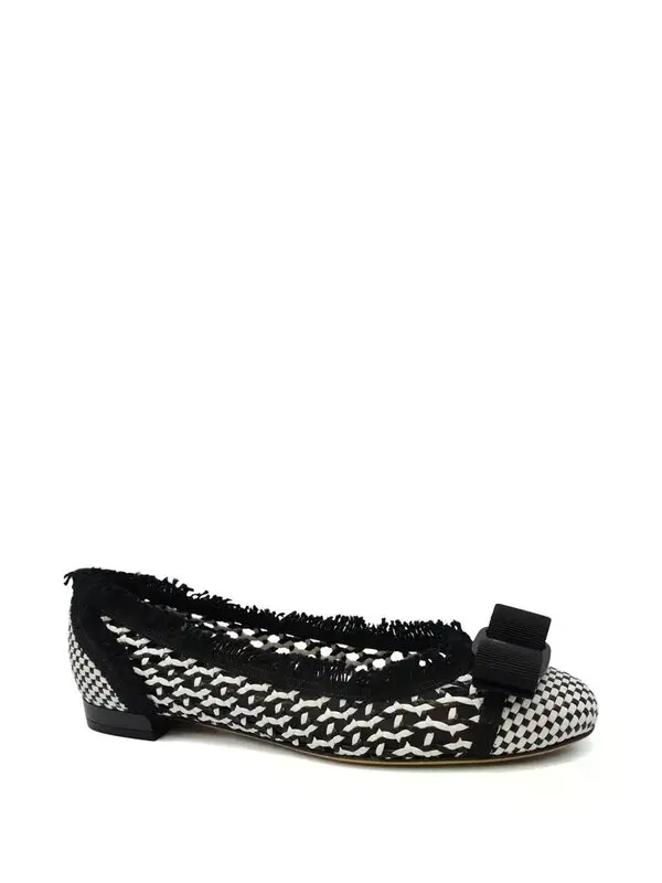 FERRAGAMO Bow-top Ballerina Flats