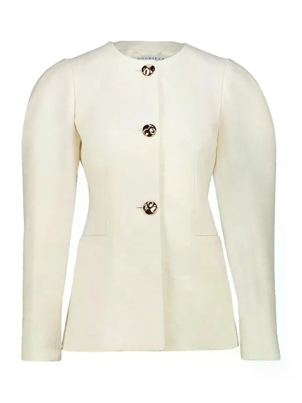 Gabriela Hearst Daelan Single-breasted Jacket - Neutrals