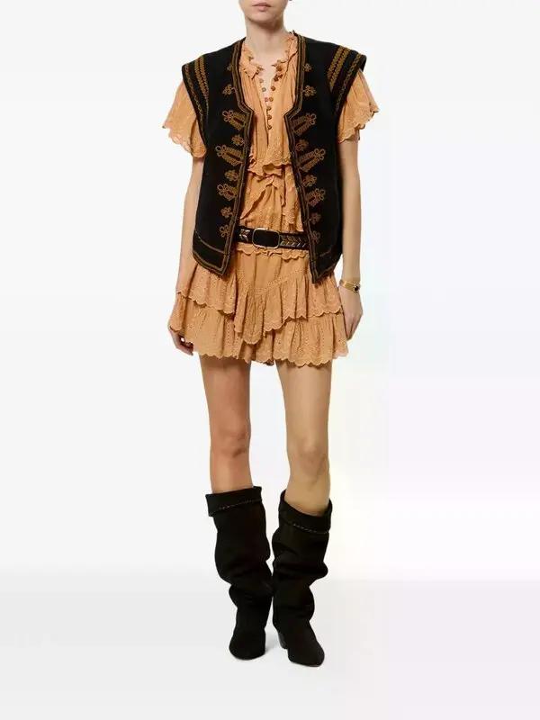 MARANT ETOILE Jocadia Broderie-anglaise Shorts