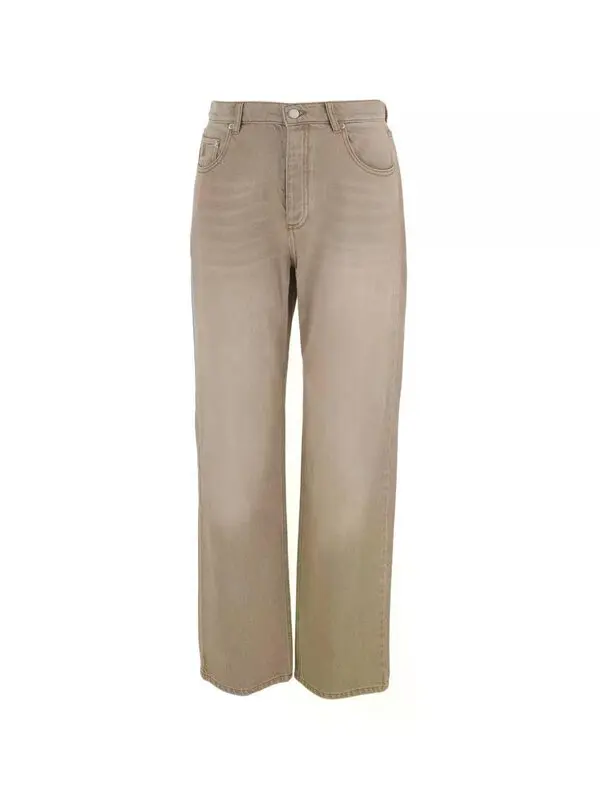 BY MALENE BIRGER Washed Finish Straight-leg Jeans - Neutrals