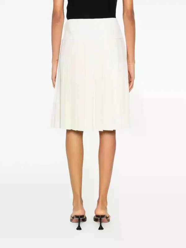 Versace Medusa-head Pleated Mini Skirt