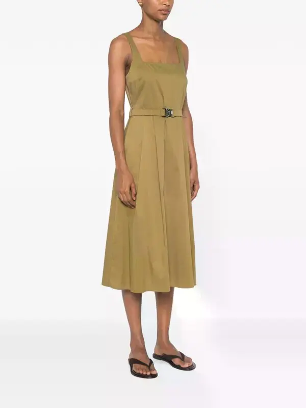 CARLA G. Belted Midi Dress