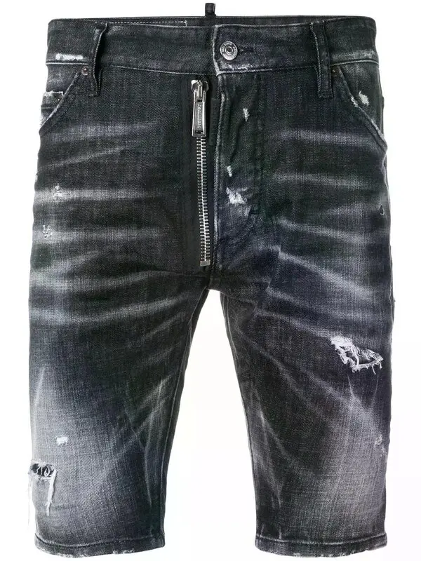 Dsquared2 Distressed Denim Shorts