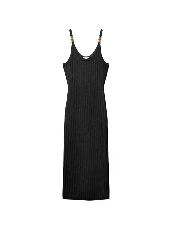 Versace Medusa '95 Ribbed Dress - Black