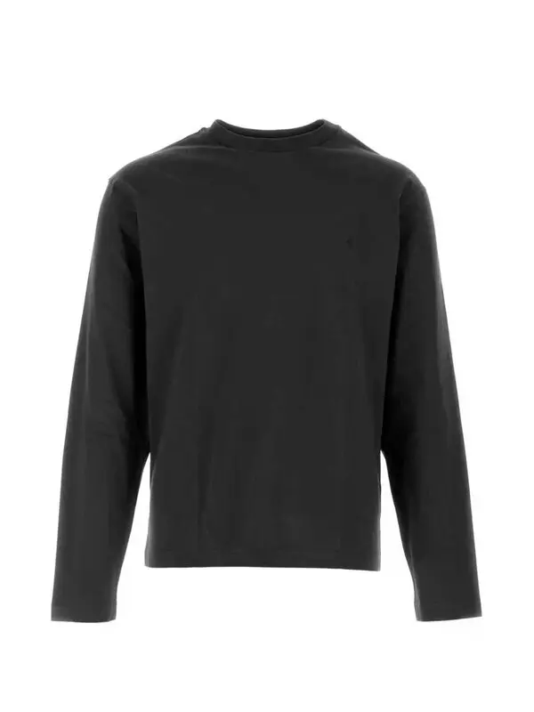 JIL SANDER Long-sleeve Cotton T-shirts - Black