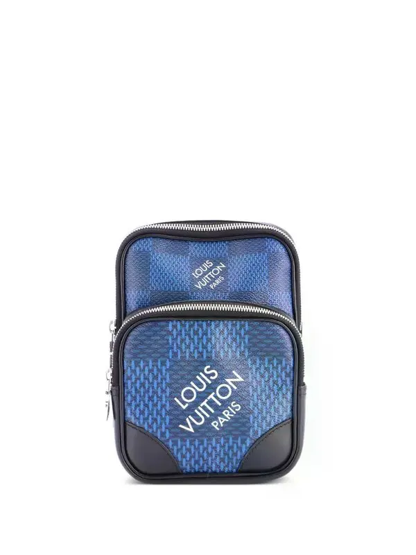 LOUIS VUITTON Amazone Sling Bag Damier Graphite 3d - Blue