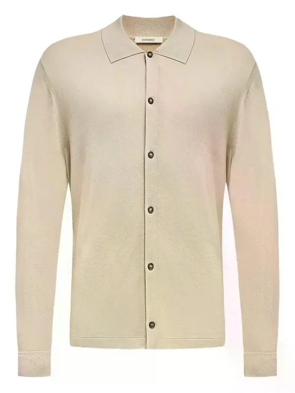 12 STOREEZ Buttoned Silk-cotton Shirt
