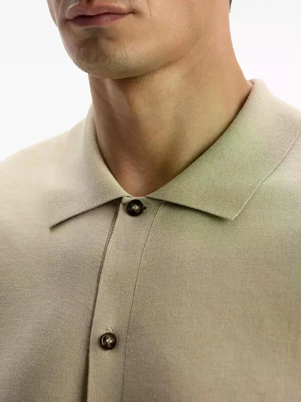 12 STOREEZ Buttoned Silk-cotton Shirt