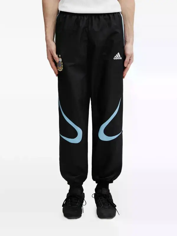 Adidas Argentina 2006 Logo-embroidered Track Pants - Black