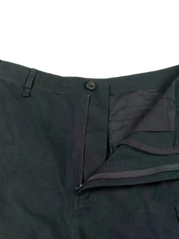 Balenciaga Navy Cotton Ripstop Cargo Pants