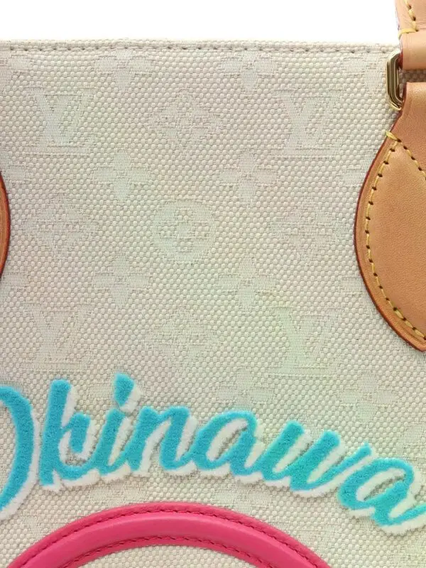 LOUIS VUITTON On-the-go Gm Okinawa Limited Edition Tote Bag - Neutrals
