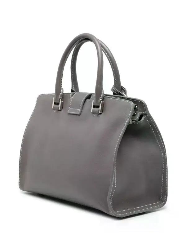 Saint Laurent Baby Leather Monogram Downtown Cabas Satchel
