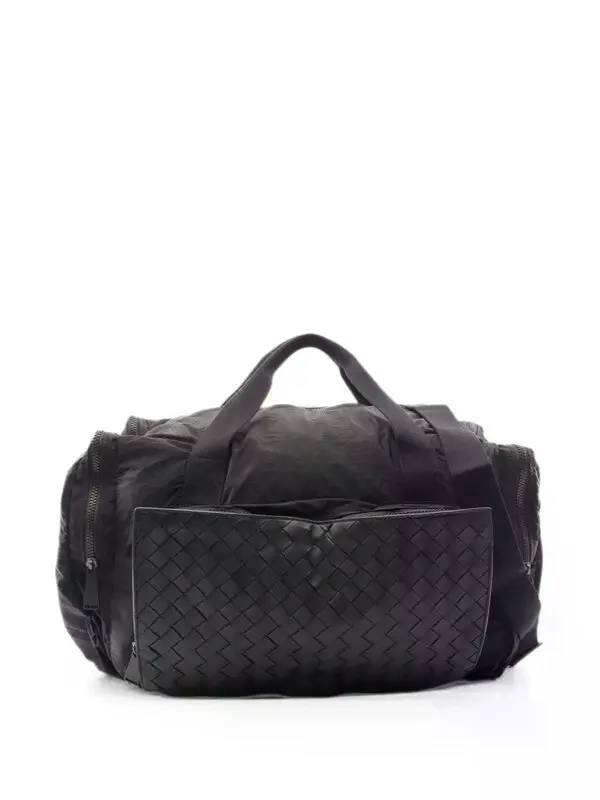 Bottega Veneta Intrecciato Boston Bag - Black