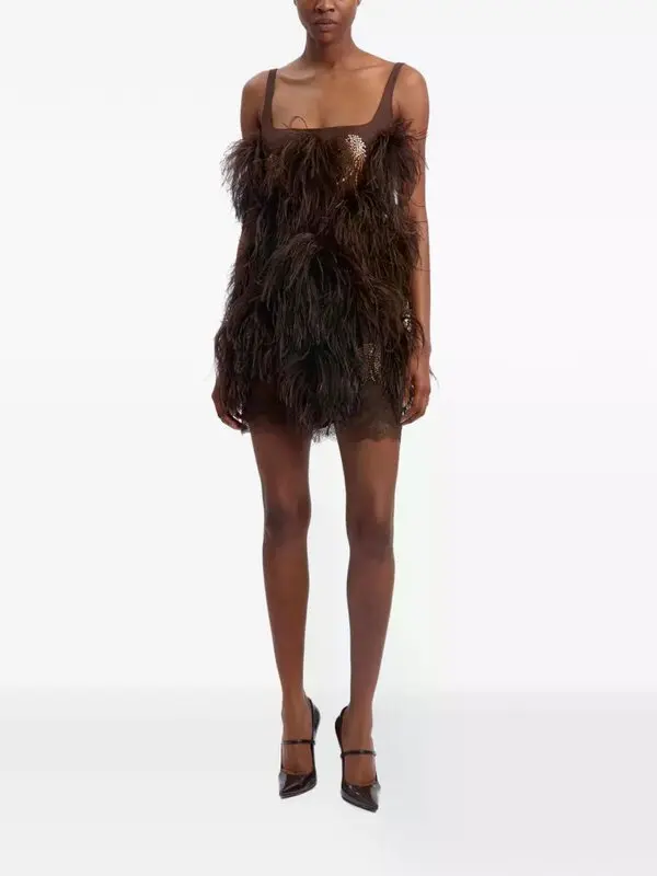 16Arlington Sadie Mini Dress With Lace Trim