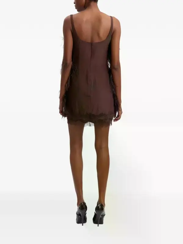 16Arlington Sadie Mini Dress With Lace Trim