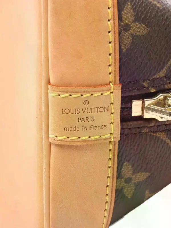 LOUIS VUITTON Alma Pm Epi Leather Tote Bag - Brown