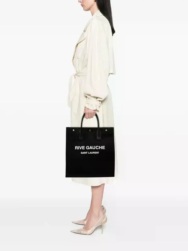 Saint Laurent Rive Gauche North South Tote Bag - Black