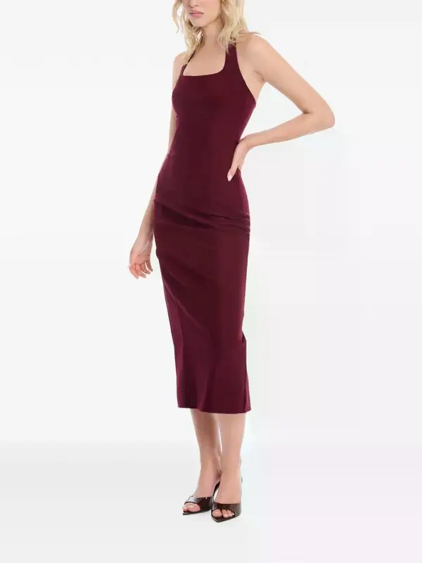 AXEL 113 Jennie Halterneck Midi Dress