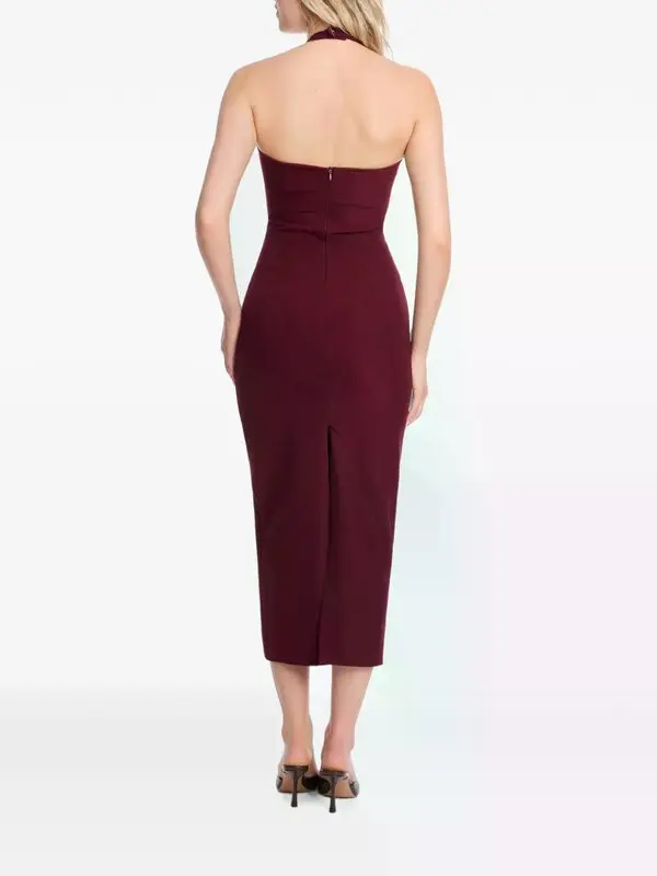 AXEL 113 Jennie Halterneck Midi Dress