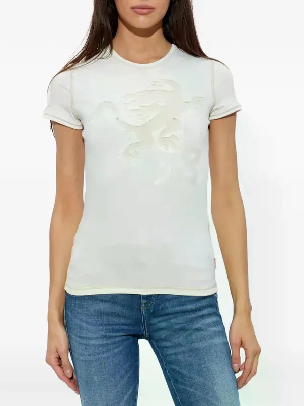 DIESEL® Appliqué Detailed T-shirt