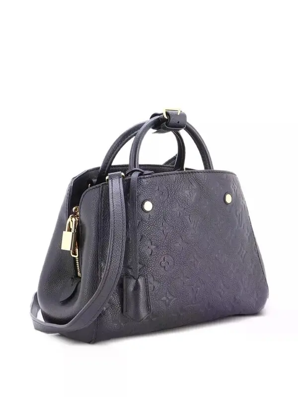 LOUIS VUITTON Montaigne Monogram Empreinte Leather Bb Satchel
