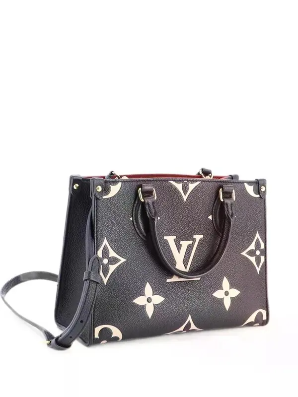 LOUIS VUITTON Onthego Bicolor Monogram Empreinte Giant Pm Tote Bag