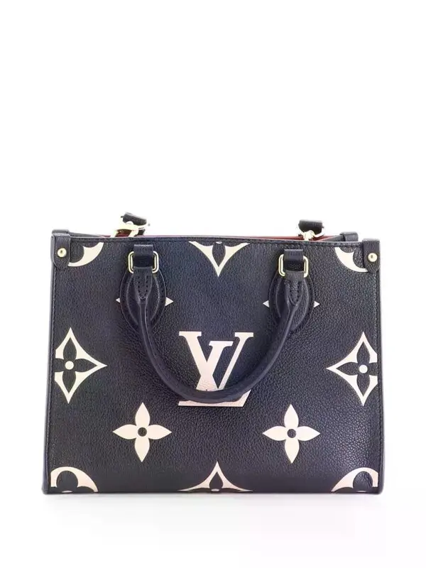 LOUIS VUITTON Onthego Bicolor Monogram Empreinte Giant Pm Tote Bag