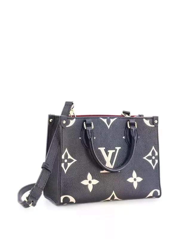 LOUIS VUITTON Onthego Bicolor Monogram Empreinte Giant Pm Tote Bag