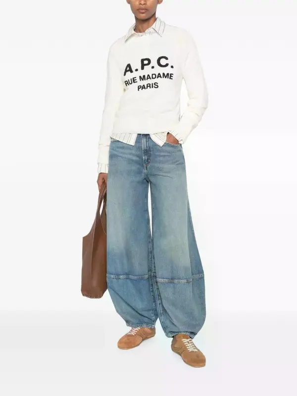 AGOLDE Barrel-leg Jeans With Seam Detail