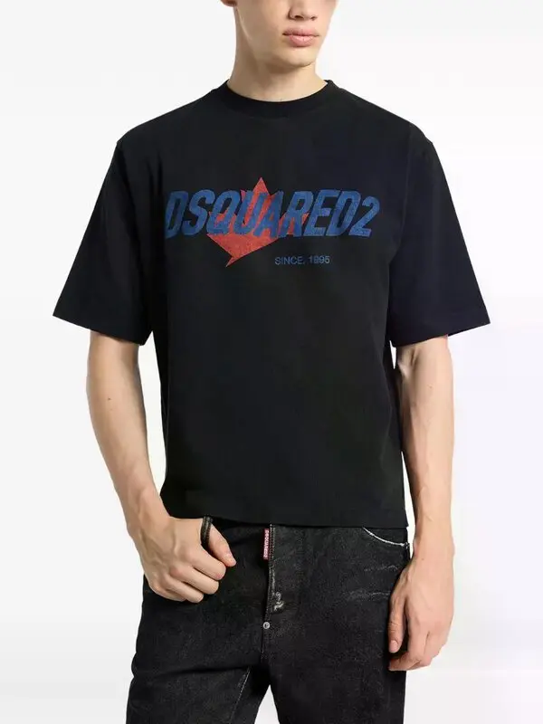 Dsquared2 Logo Loose Fit T-shirt - Black